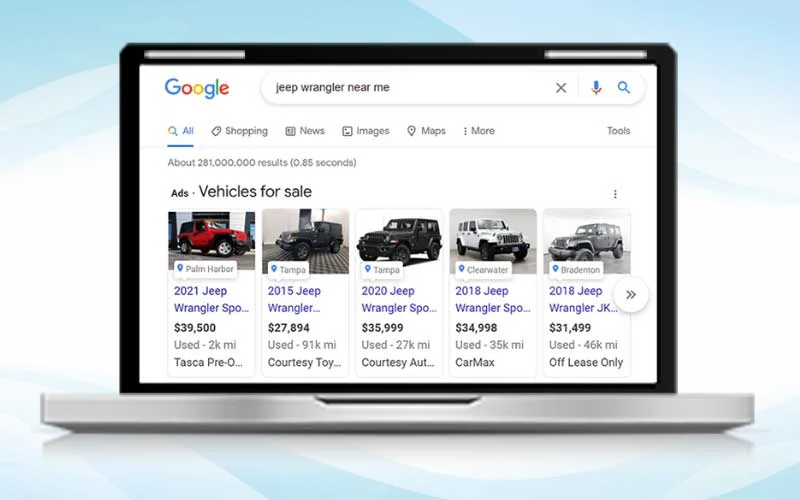 Google's Vehicle Listing Ads: Next Level Car Advertising